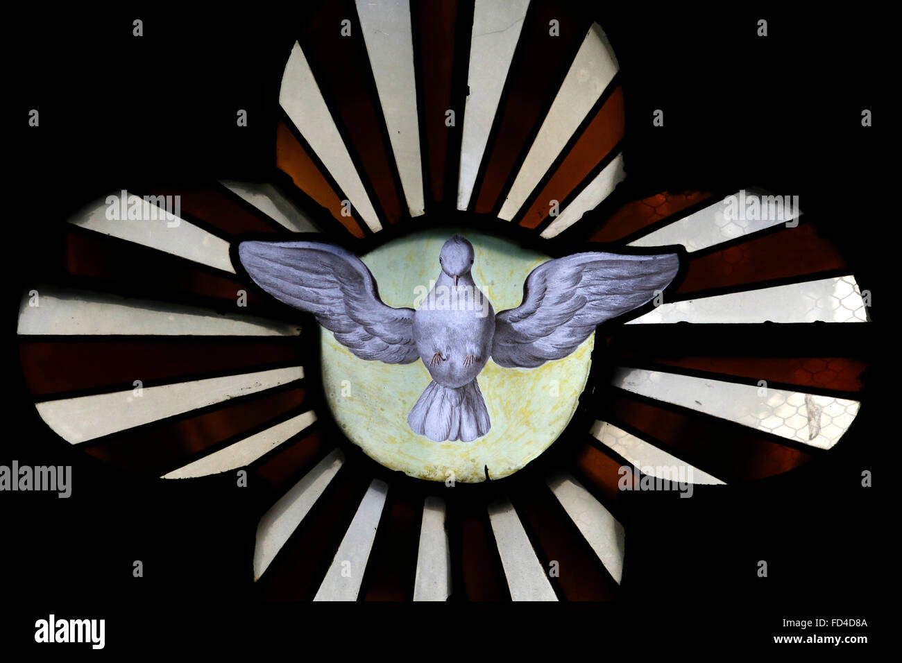 Hautecombe abbey. Holy spirit Stock Photo - Alamy