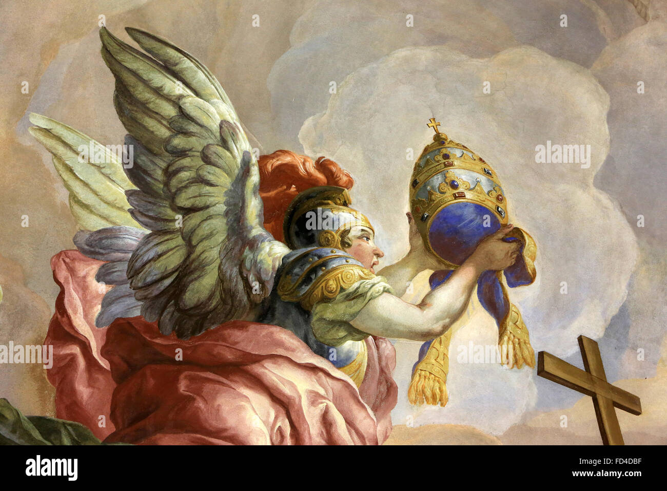 Fresco angel hi-res stock photography and images - Alamy