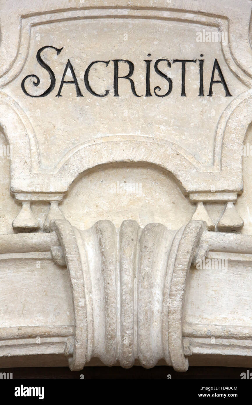 Sacristy hi-res stock photography and images - Alamy