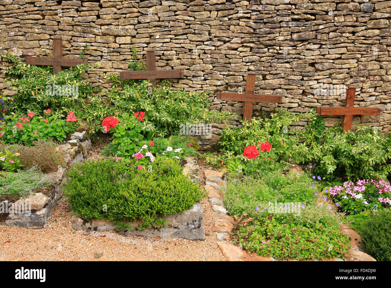 Taize Community. The Cemetery Stock Photo - Alamy