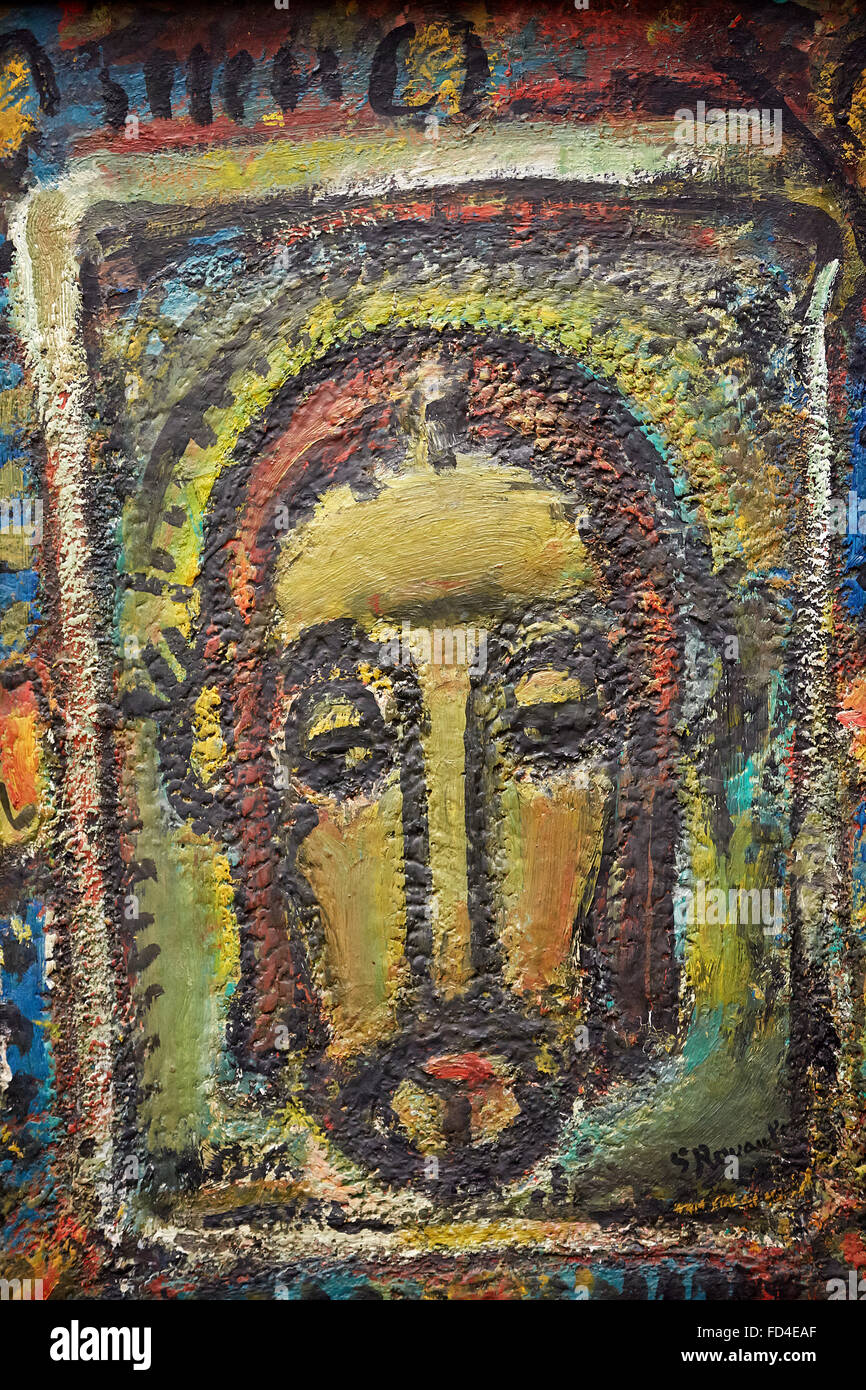 The Holy Face, by Georges Rouault (1953). Musee des Beaux-Arts de Gand ...
