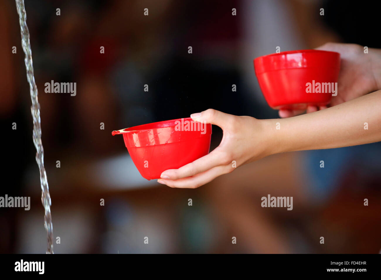 Taize ecumenical community. Meal Stock Photo - Alamy