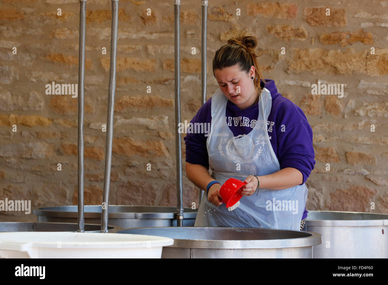Taize ecumenical community. Meal Stock Photo - Alamy