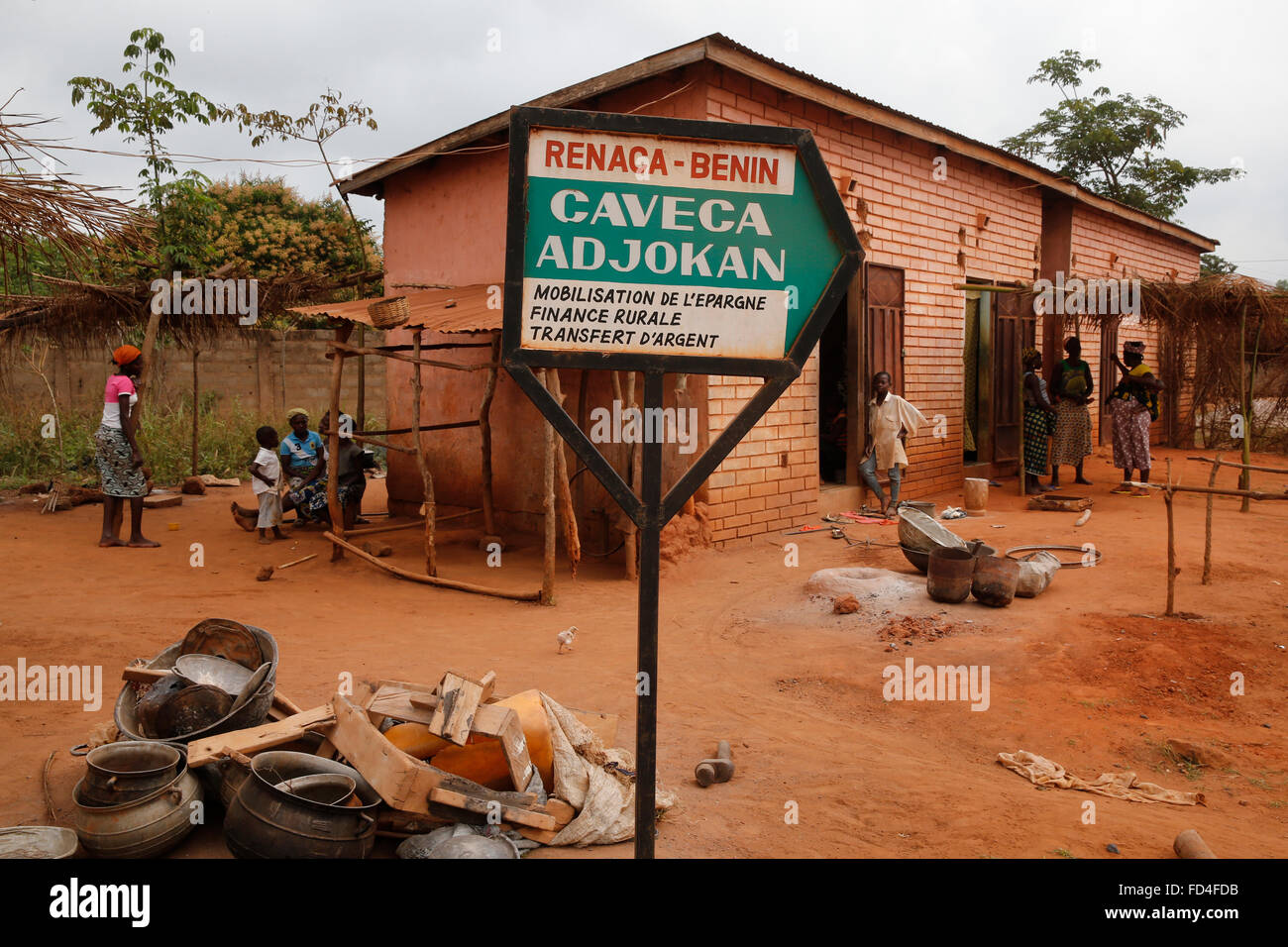 Microfinance agency sign Stock Photo - Alamy
