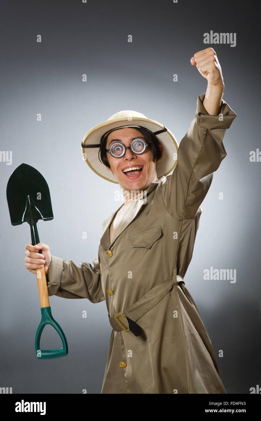 Funny man spade hi-res stock photography and images - Alamy