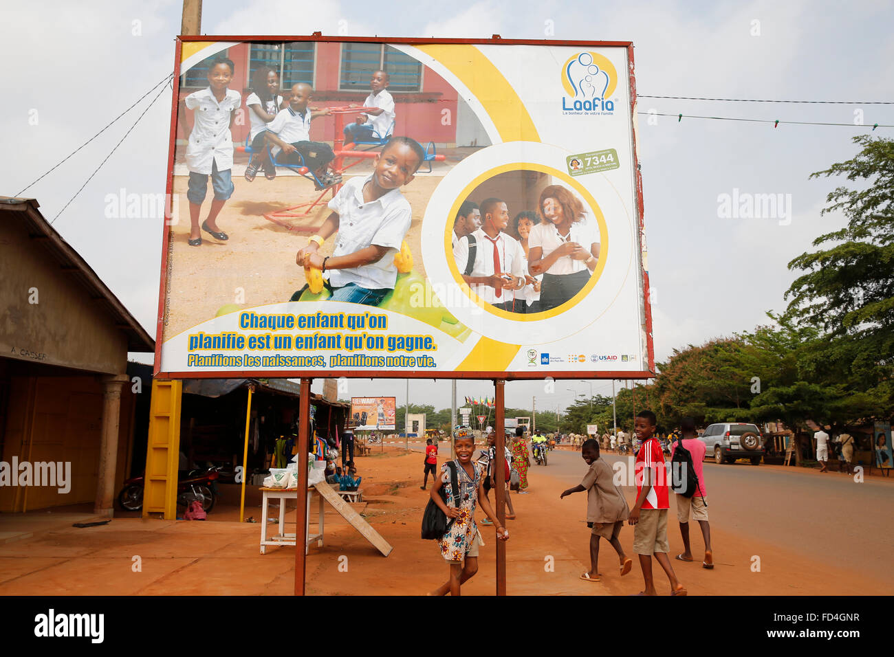 Family planning advertisement Stock Photo - Alamy