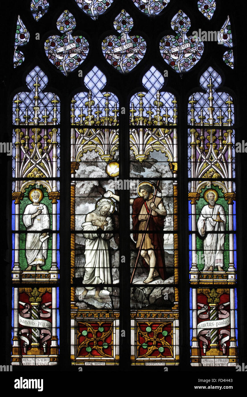 Baptism Of Jesus Stained Glass Window Shutterbug