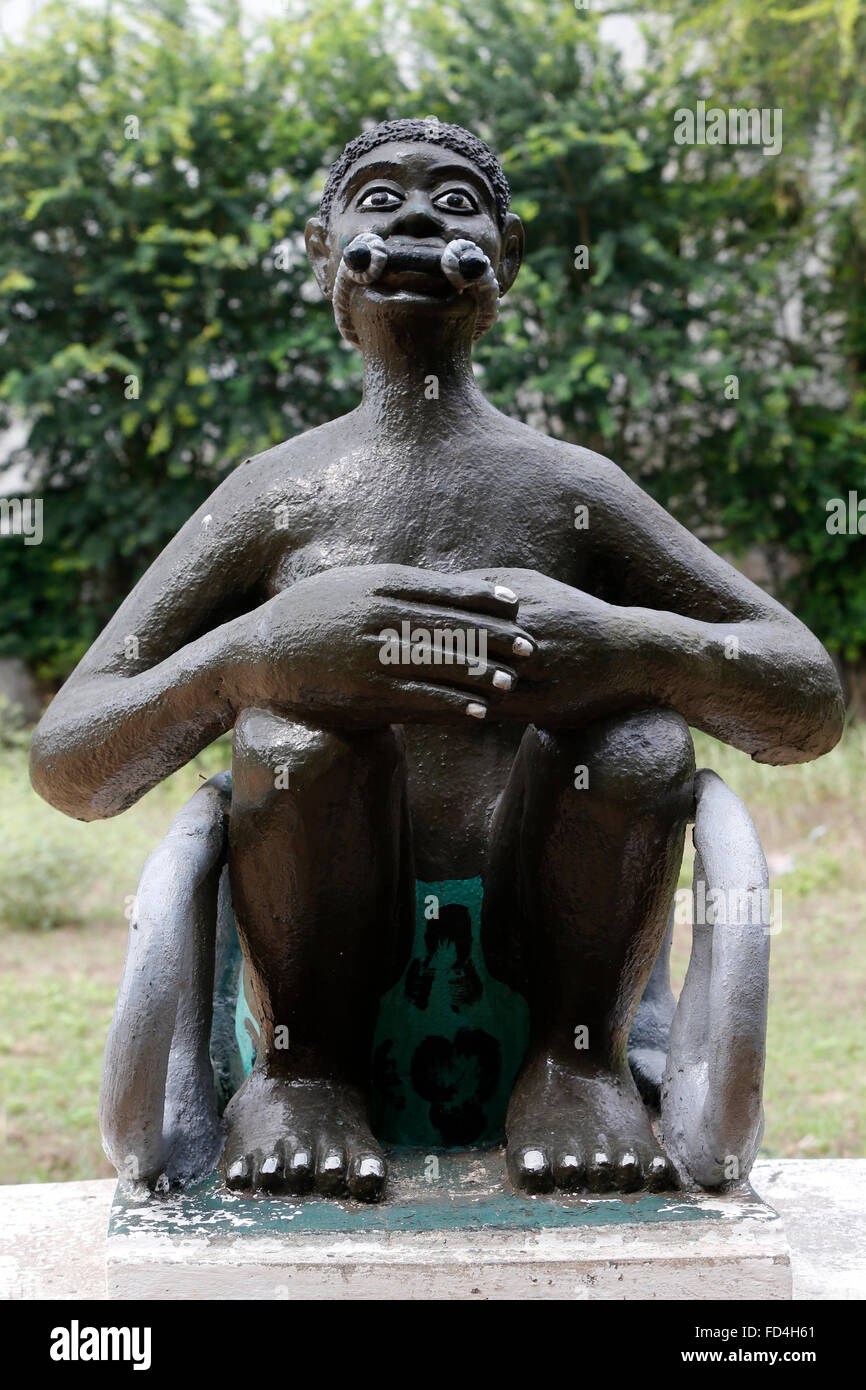 Statue depicting a slave Stock Photo - Alamy