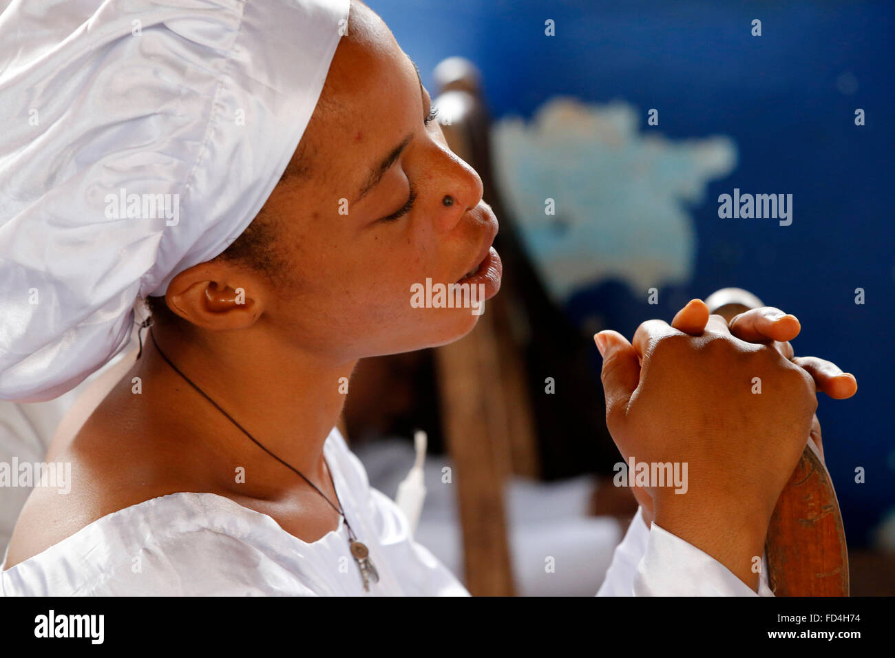 Sunday celebration at the Celestial Church of Christ Stock Photo - Alamy