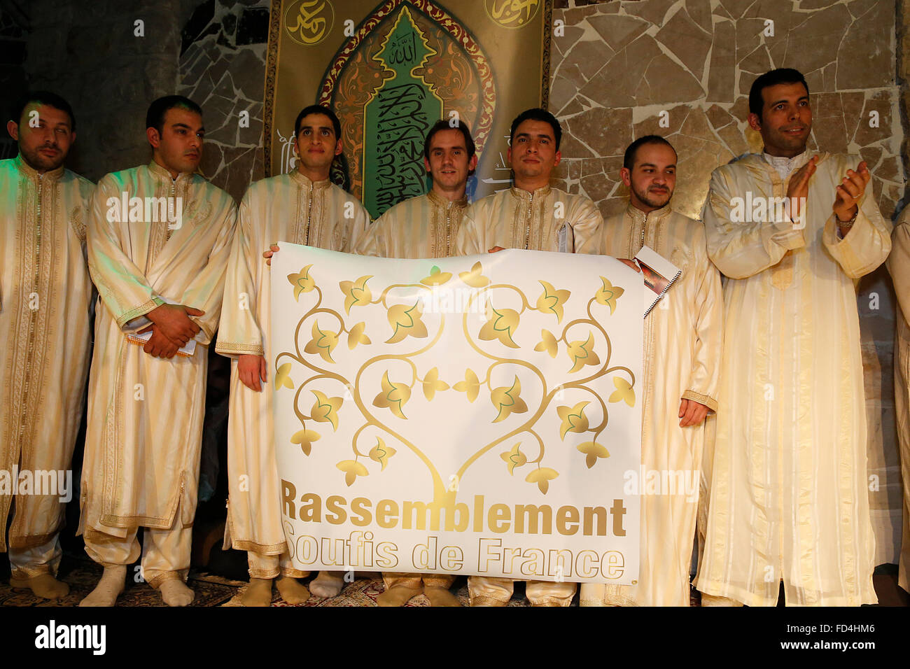 French sufi muslims Stock Photo - Alamy