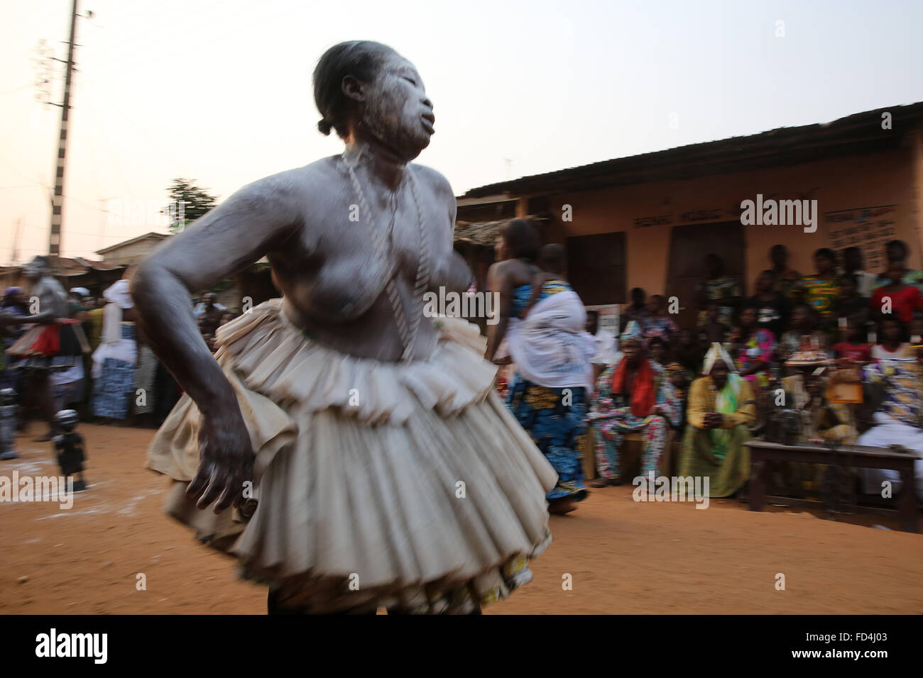 Gambada dancers in Ouidah Stock Photo - Alamy