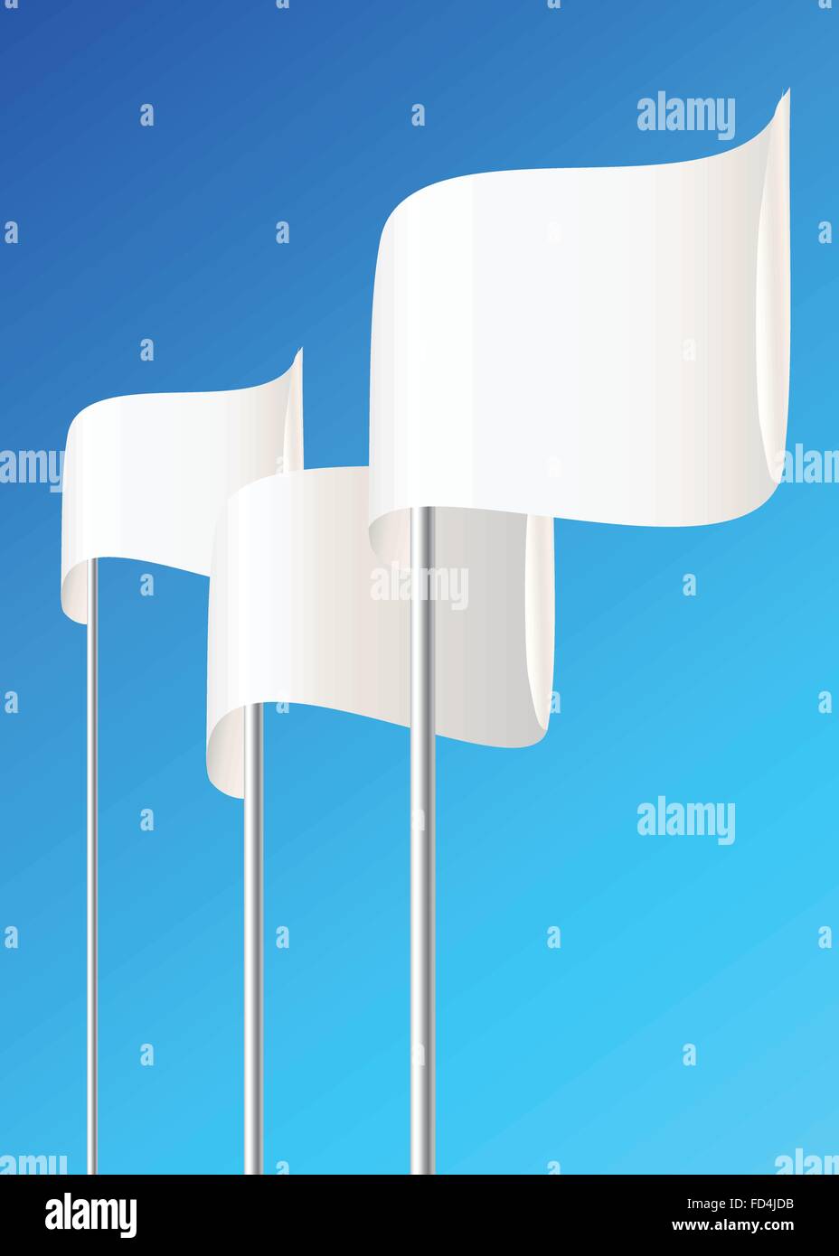 3d illustration empty blue Stock Vector Images - Alamy