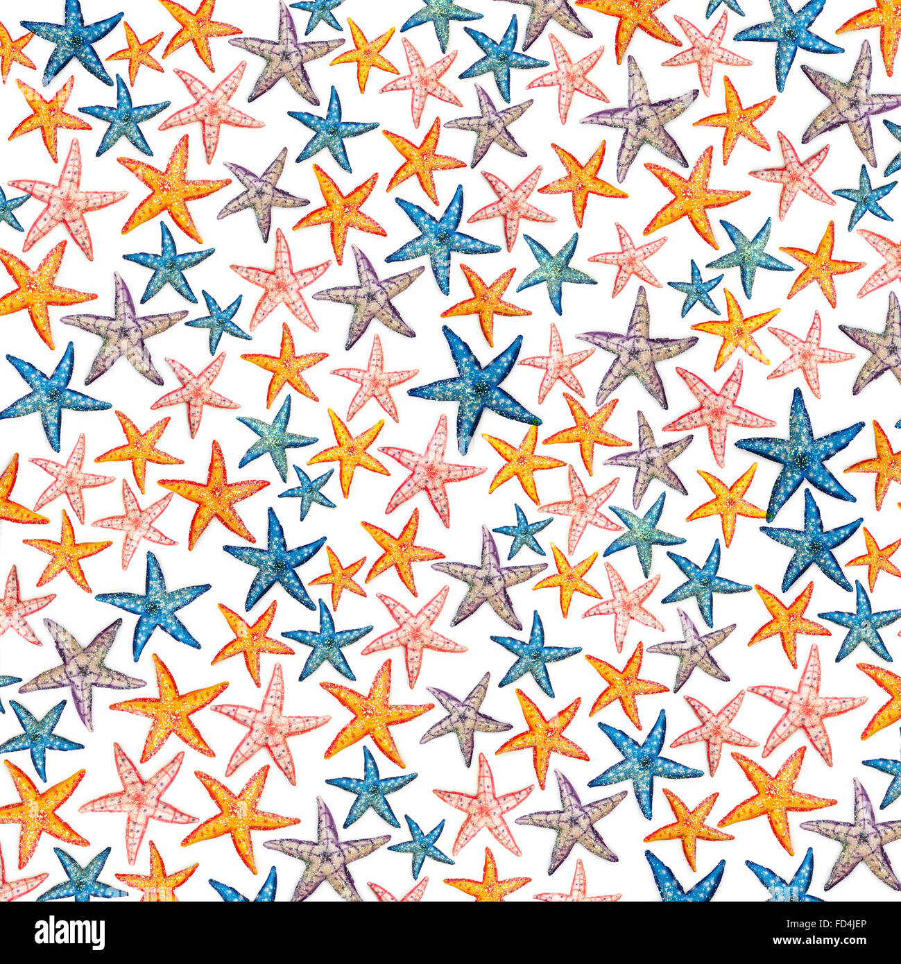 The background made of star fish Stock Photo - Alamy