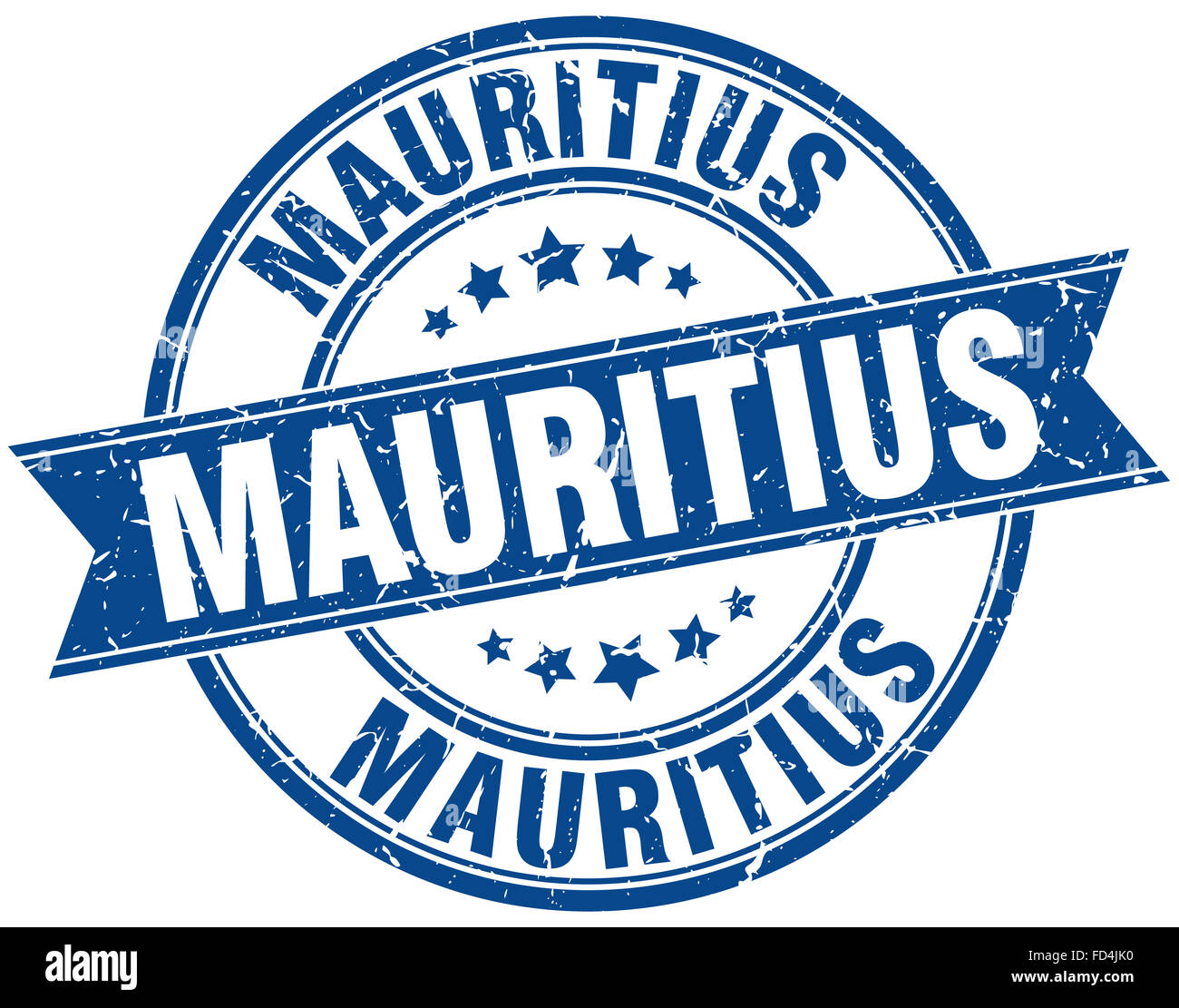 Blue mauritius stamp hi-res stock photography and images - Alamy