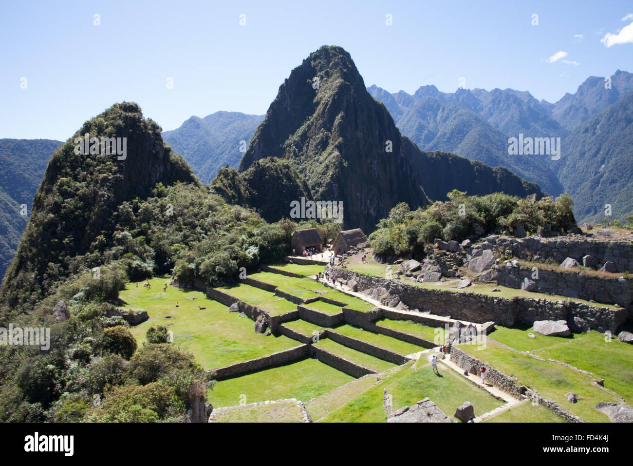 Peru, View Of Machu Picchu Stock Photo - Alamy