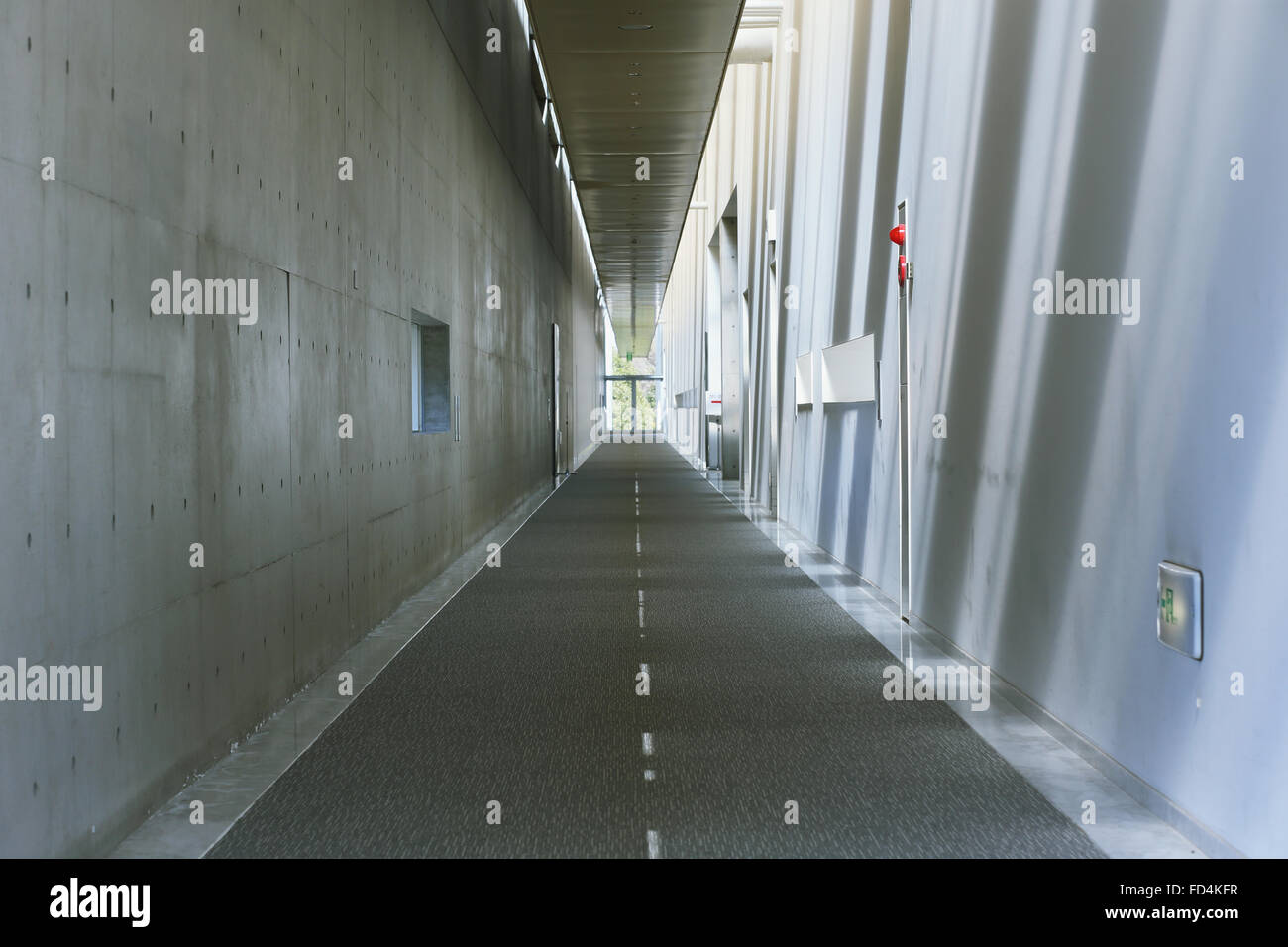 Concrete corridor passage hi-res stock photography and images - Alamy