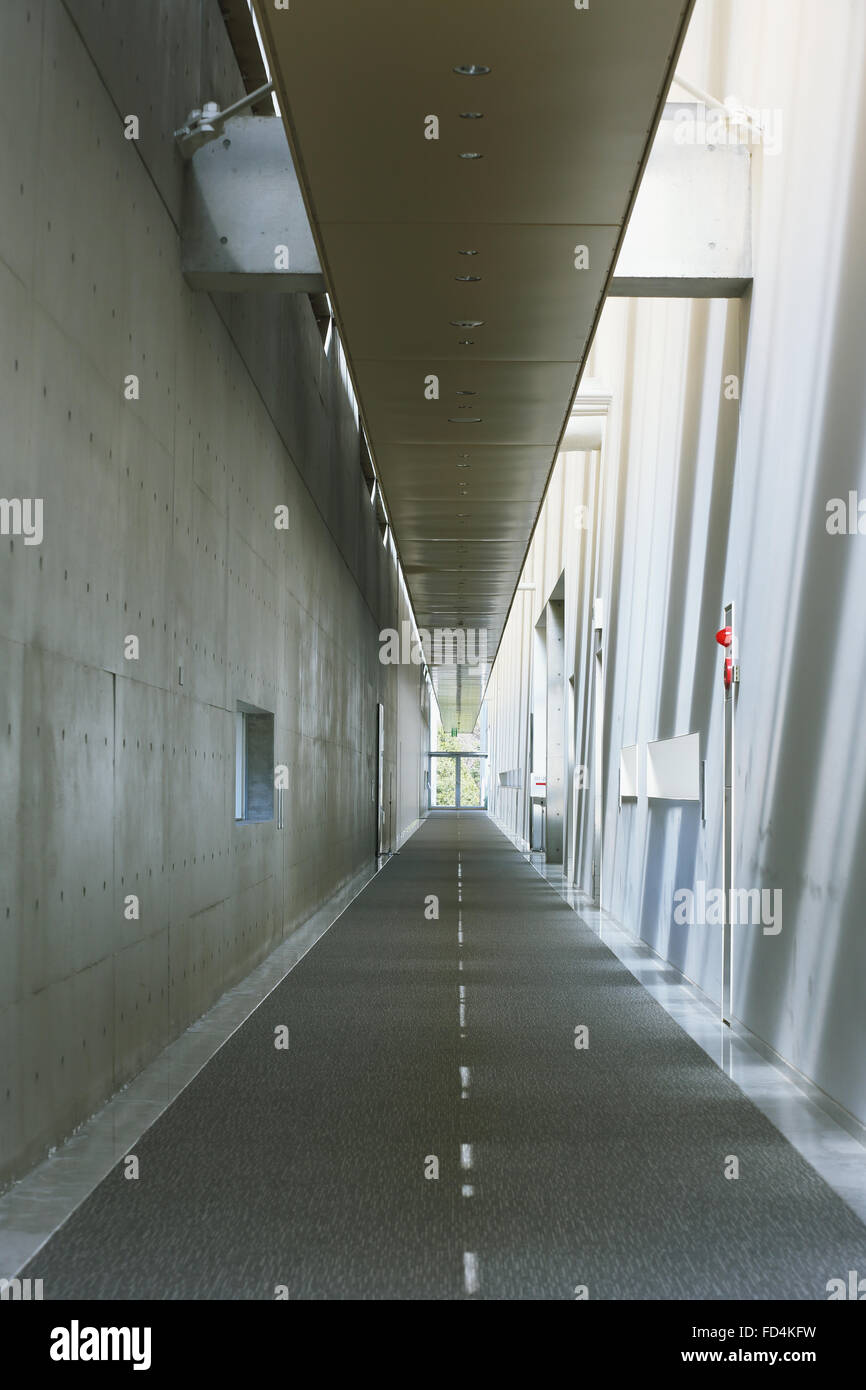 Concrete corridor passage hi-res stock photography and images - Alamy