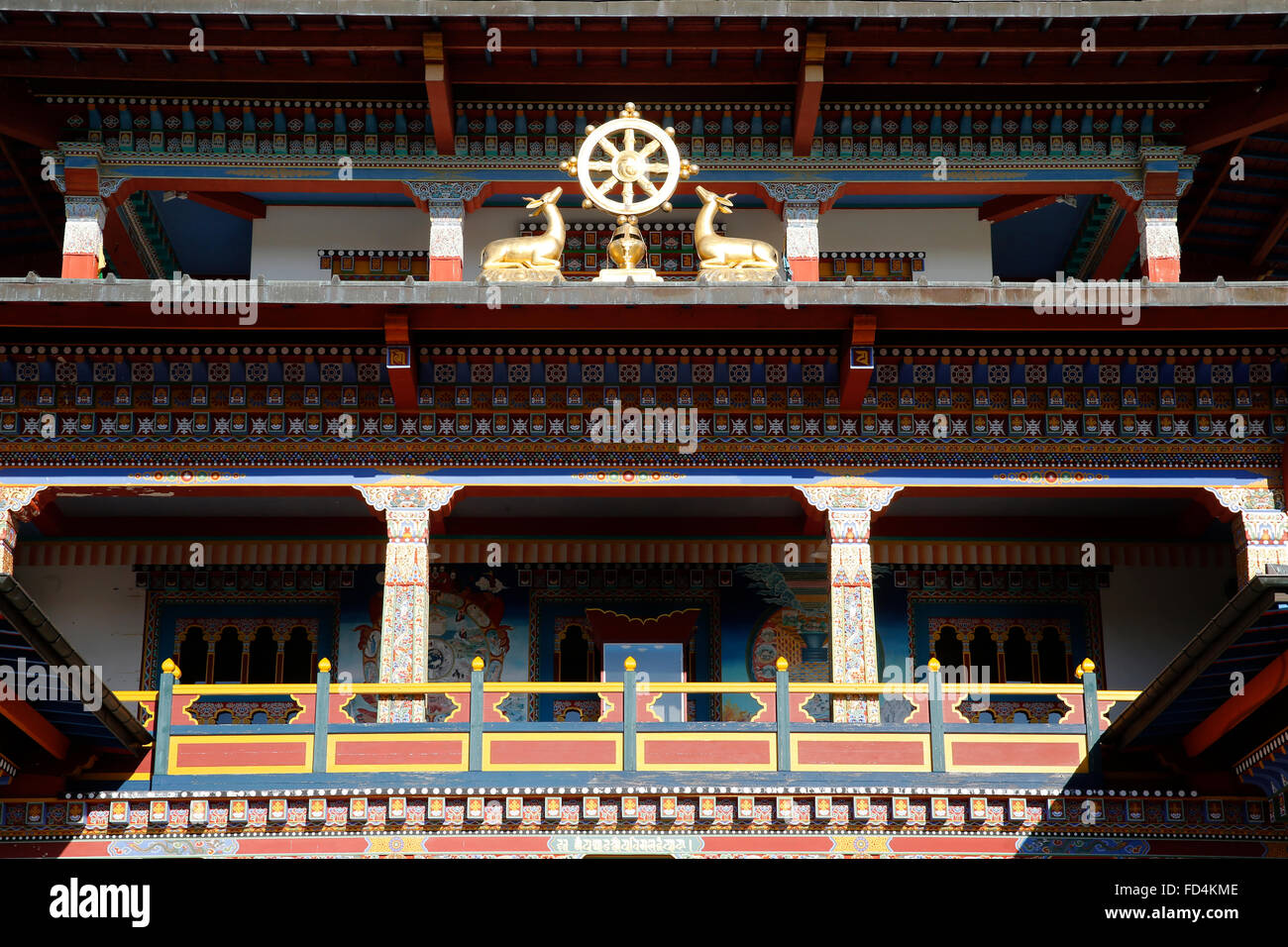 Temple of the Thousand Buddhas. Dashang Kagyu Ling congregation Stock ...
