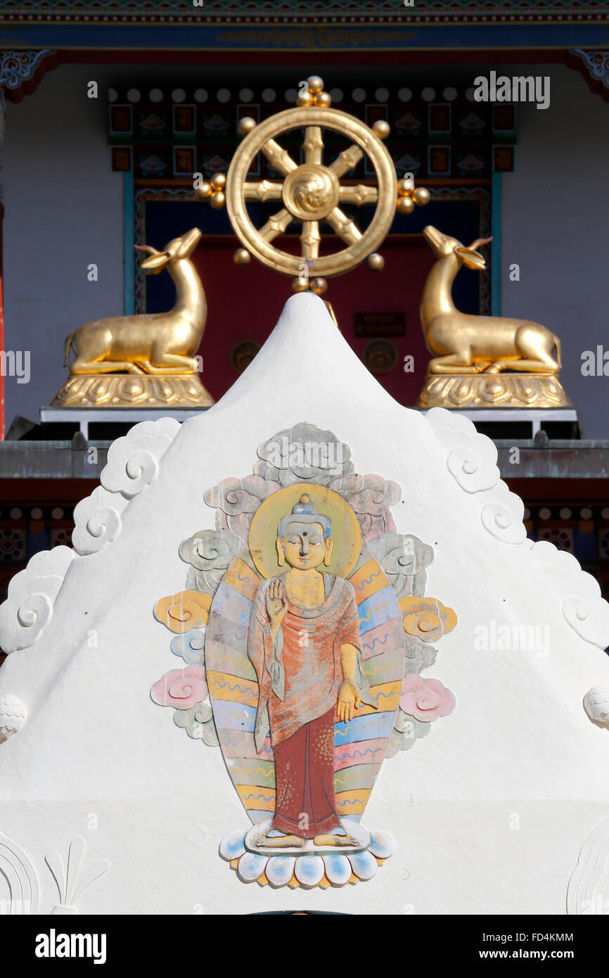 Temple of the Thousand Buddhas. Dashang Kagyu Ling congregation. Buddha ...