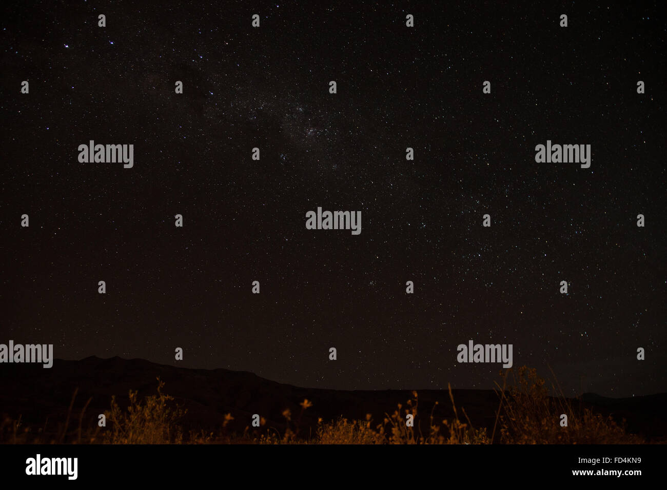 Hills At Night Stock Photo - Alamy