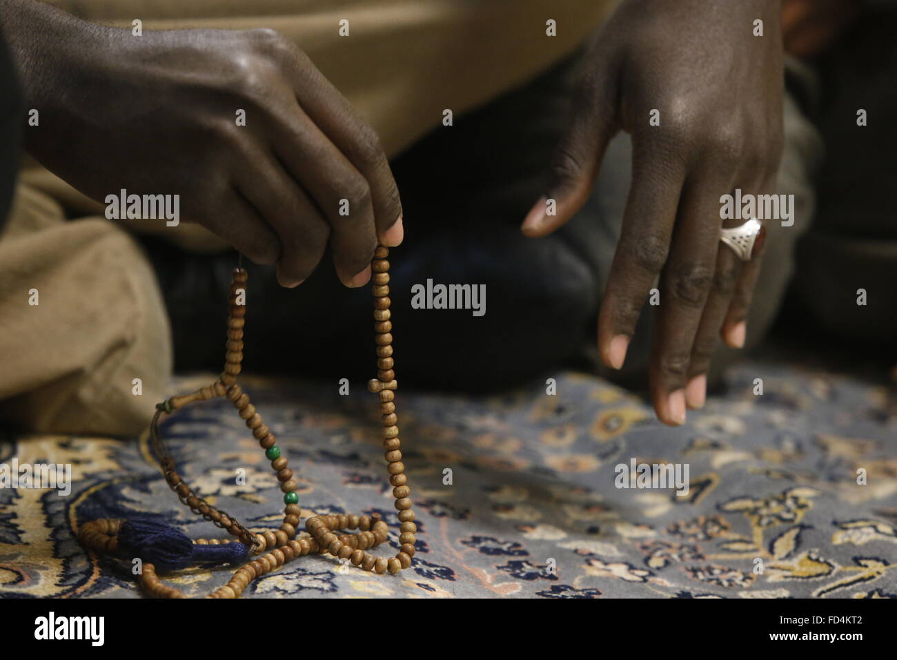 Naqshbandi sufi praying Stock Photo - Alamy