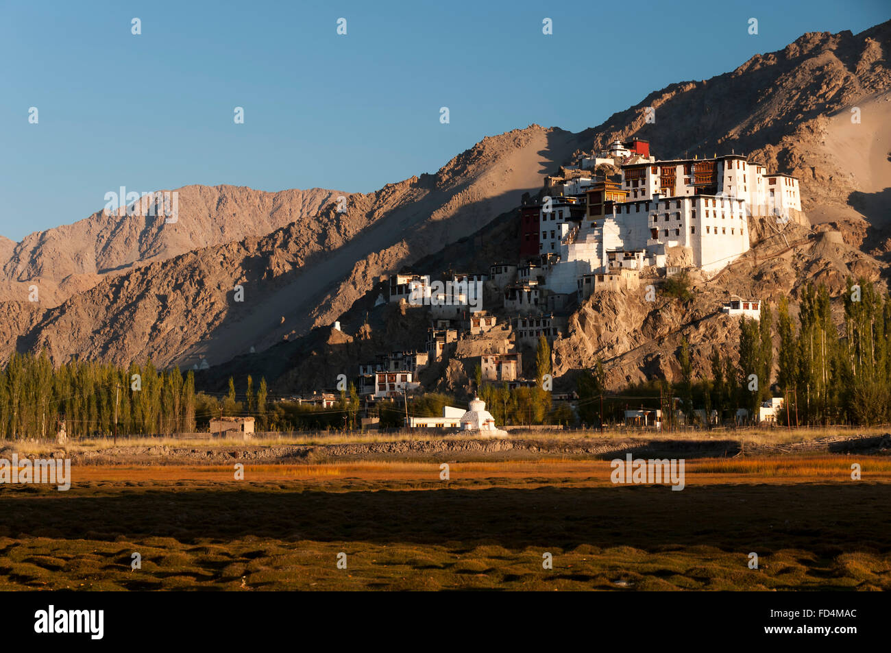 Budhist temple Spituk, better known as Spituk Gompa or Pethup Gompa ...