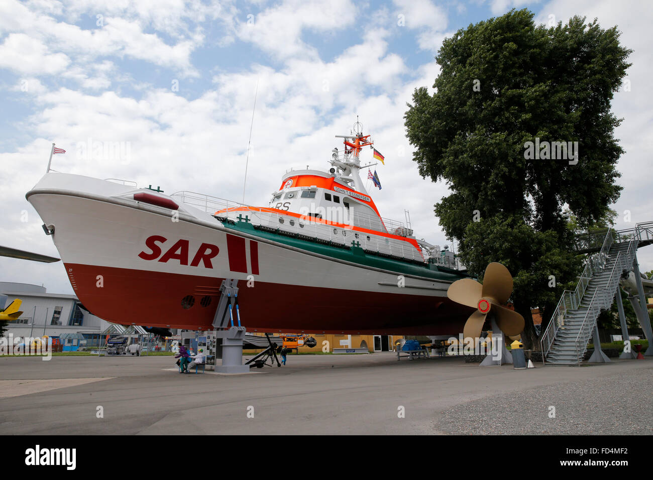 The Speyer Technik Museum. Rescue Ship John T. Essberger Stock Photo ...