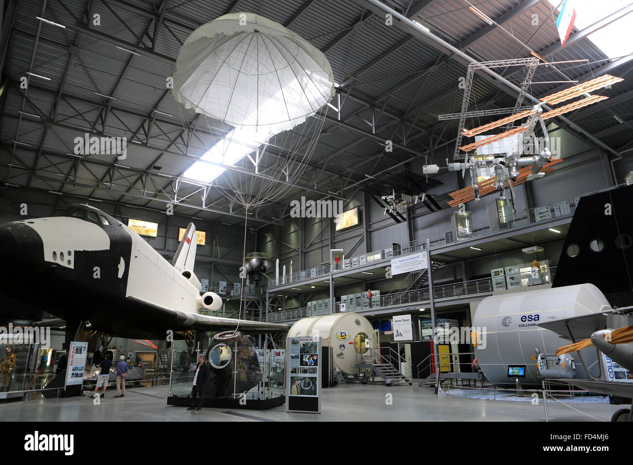 Buran space shuttle. BURAN OK-GLI. Exhibition "Apollo and Beyond". The ...
