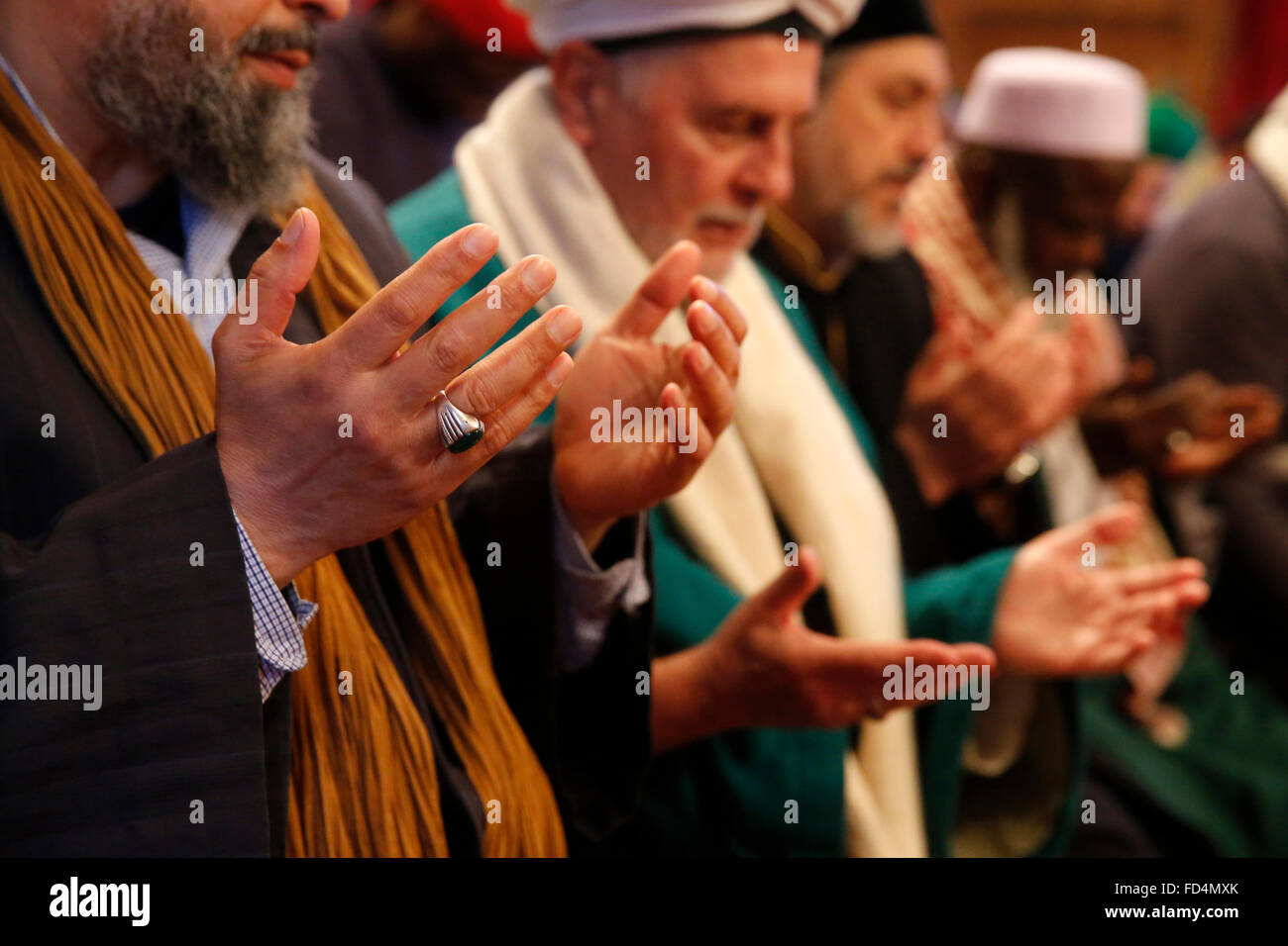 Naqshbandi sufis praying Stock Photo - Alamy