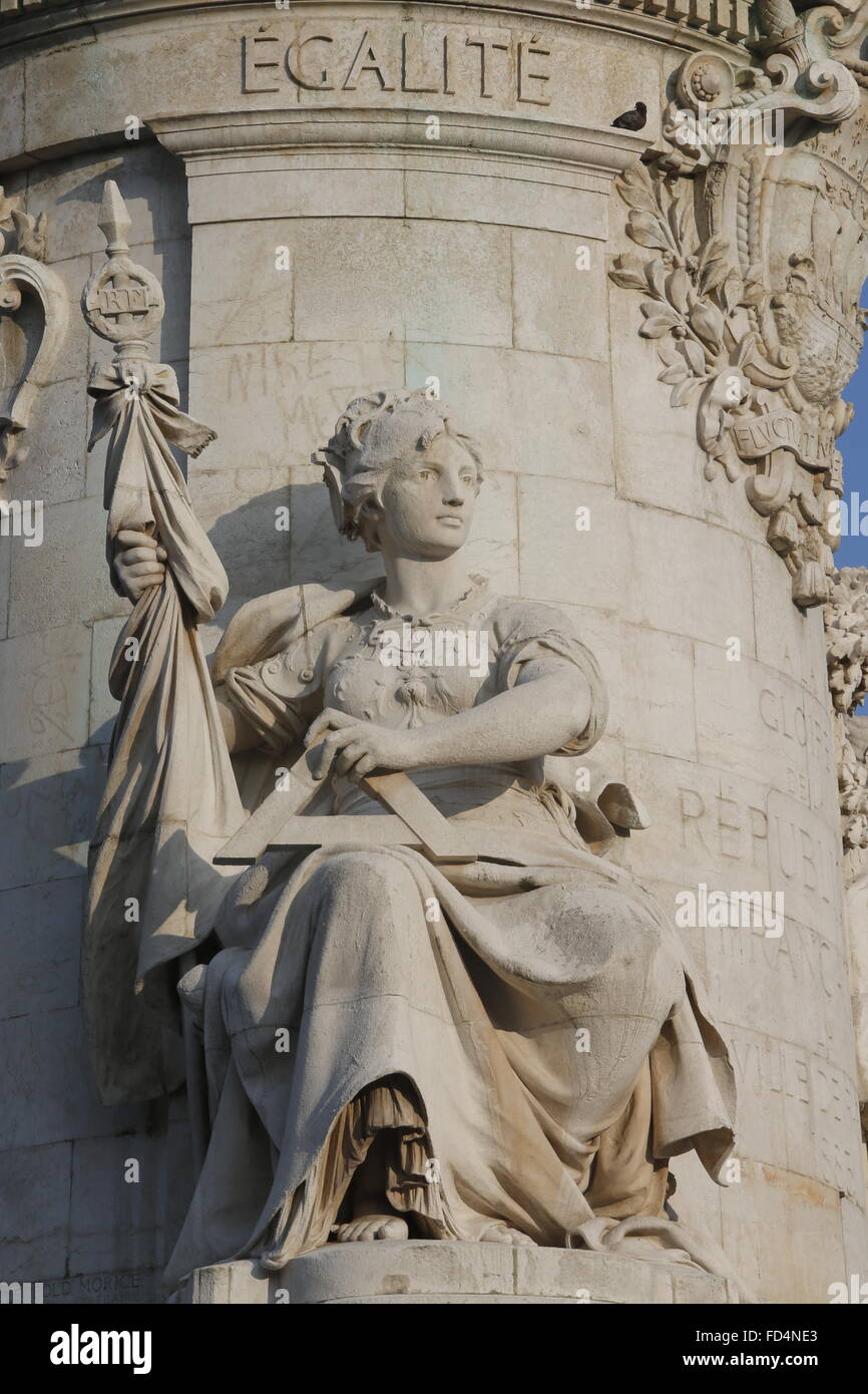 Allegory republic paris hi-res stock photography and images - Alamy