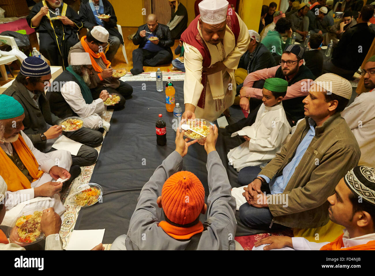 Sufi muslims sharing a meal Stock Photo - Alamy