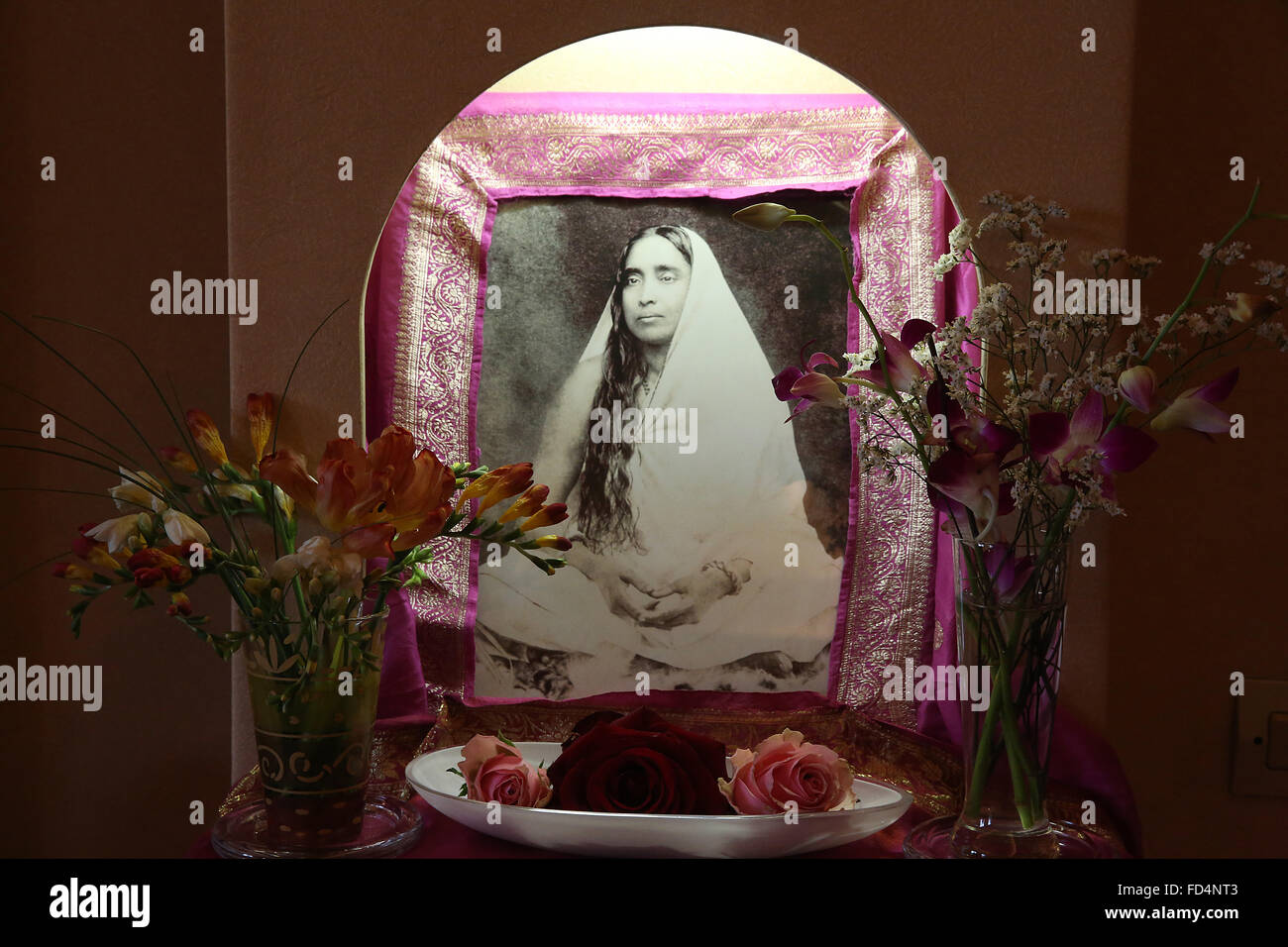Sarada Devi image at the Ramakrishna vedantic center, Gretz, France ...