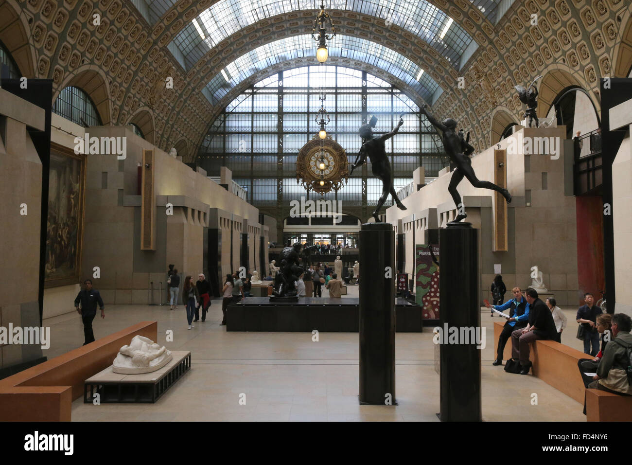 Great Hall of the Musee D'Orsay Art Gallery and Museum Stock Photo - Alamy