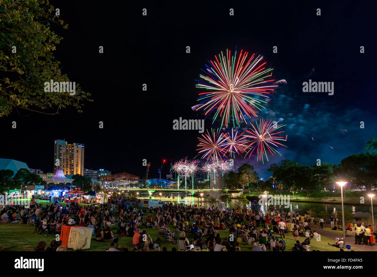 Adelaide fireworks hi-res stock photography and images - Alamy