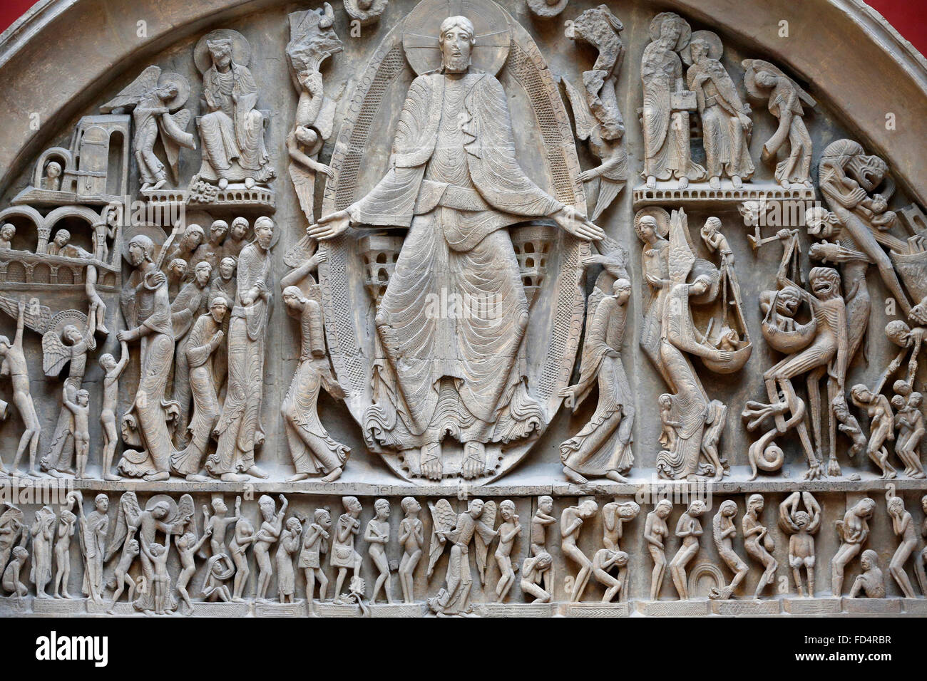 National Museum of French monuments. Saint Lazare cathedral, Autun ...