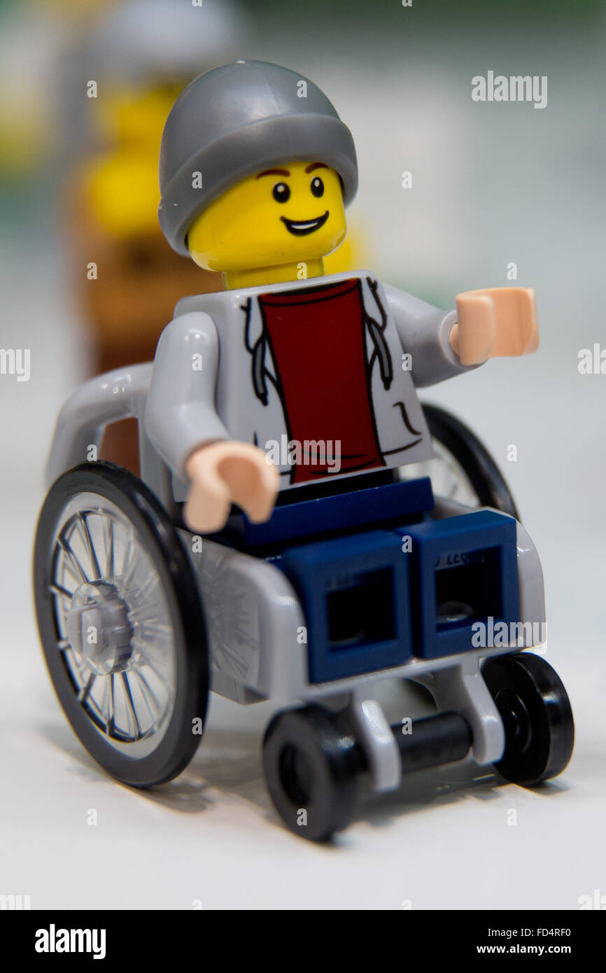 Lego figure in a wheelchair hi-res stock photography and images - Alamy