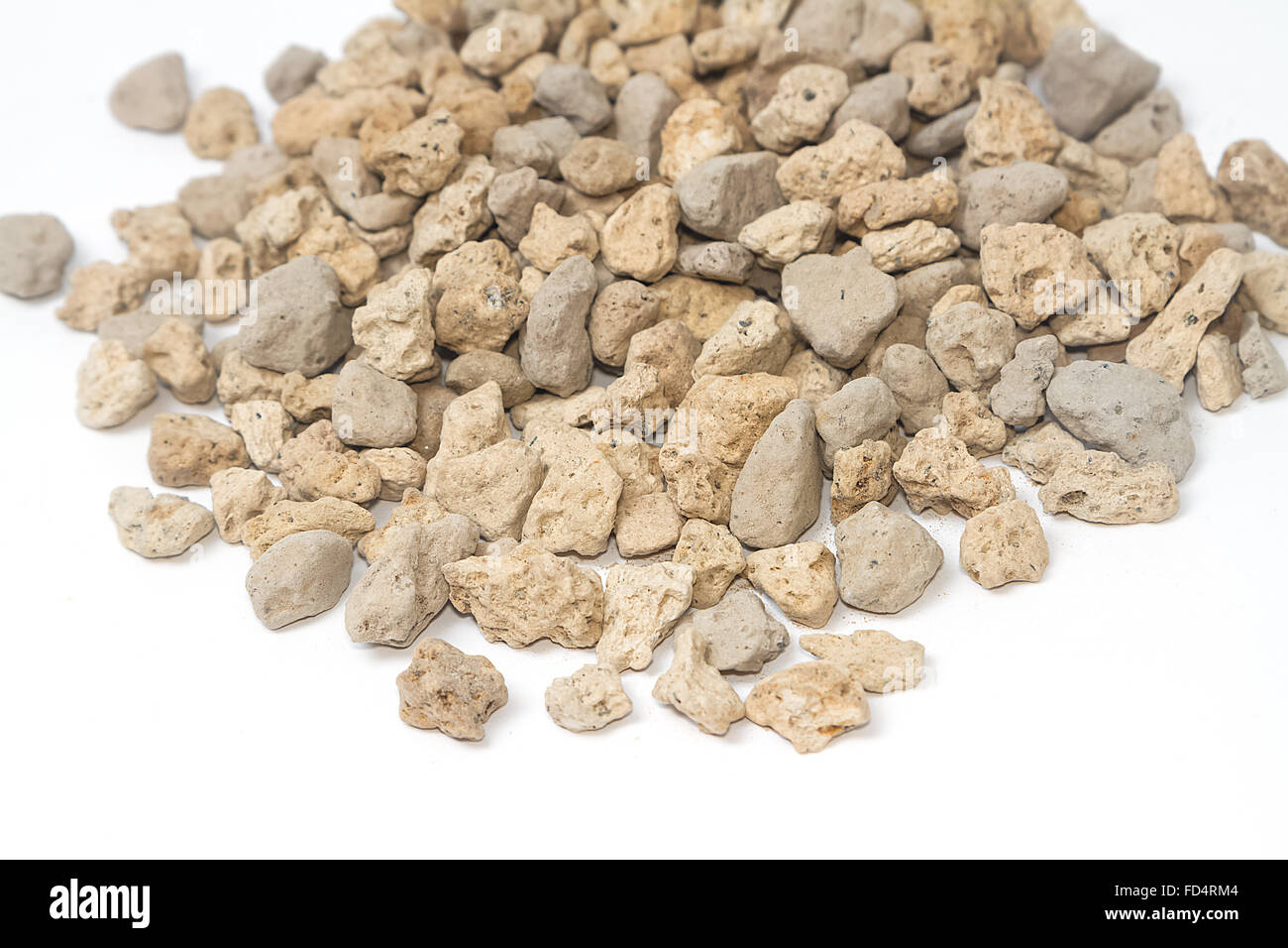 pumice pebbles for gardening ( lightweight volcanic rock Stock Photo ...