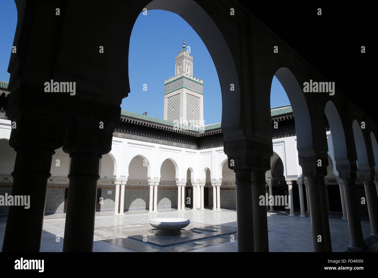 Paris Great Mosque Stock Photo - Alamy