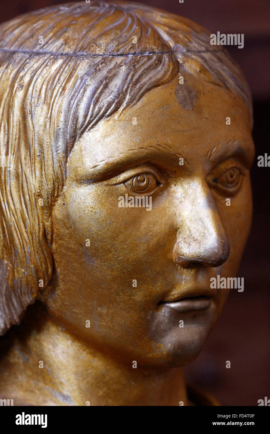 Reliquary of Saint Pantaleon. Saint patron of doctors Stock Photo - Alamy