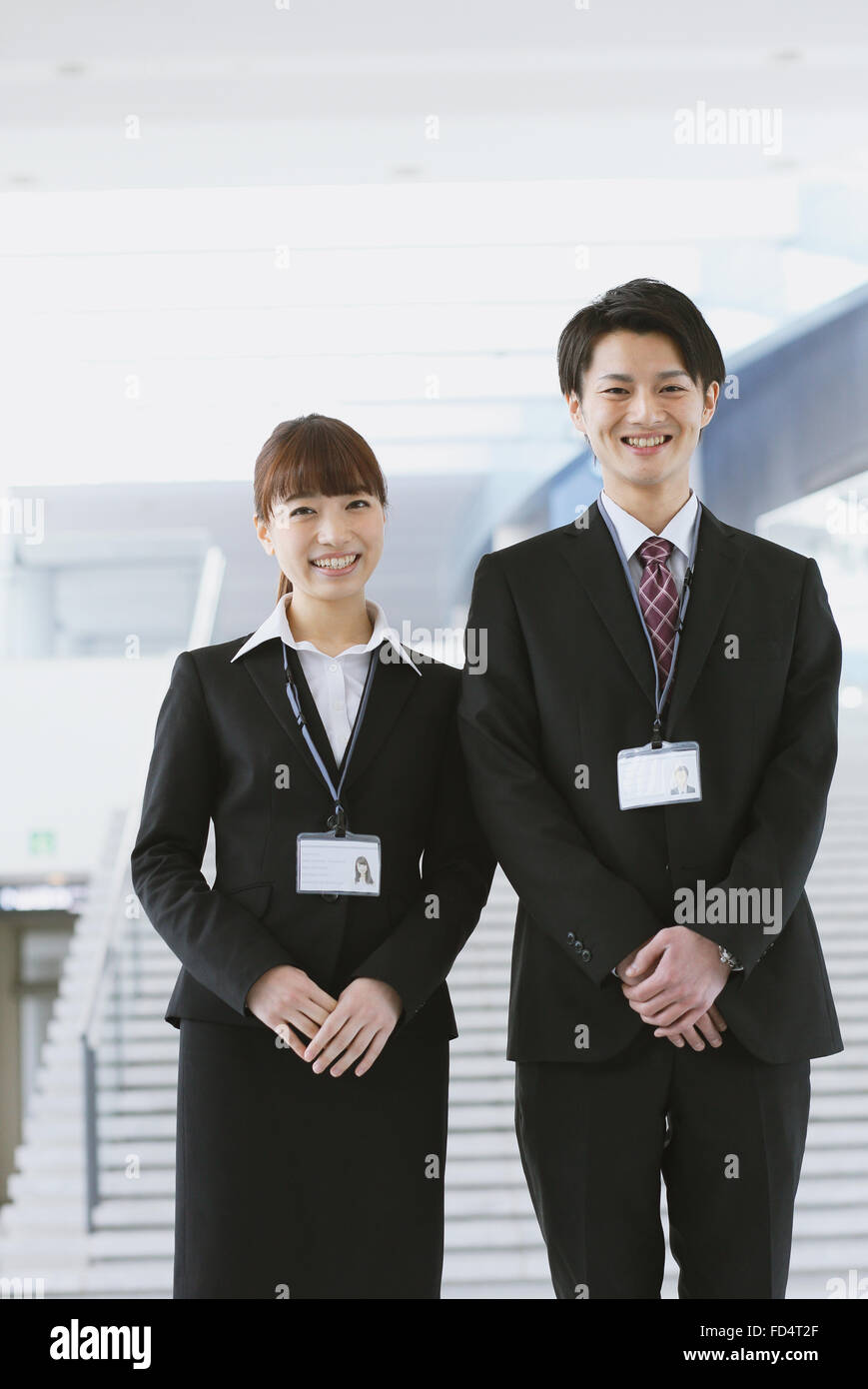 Japanese business men stairs hi-res stock photography and images - Alamy