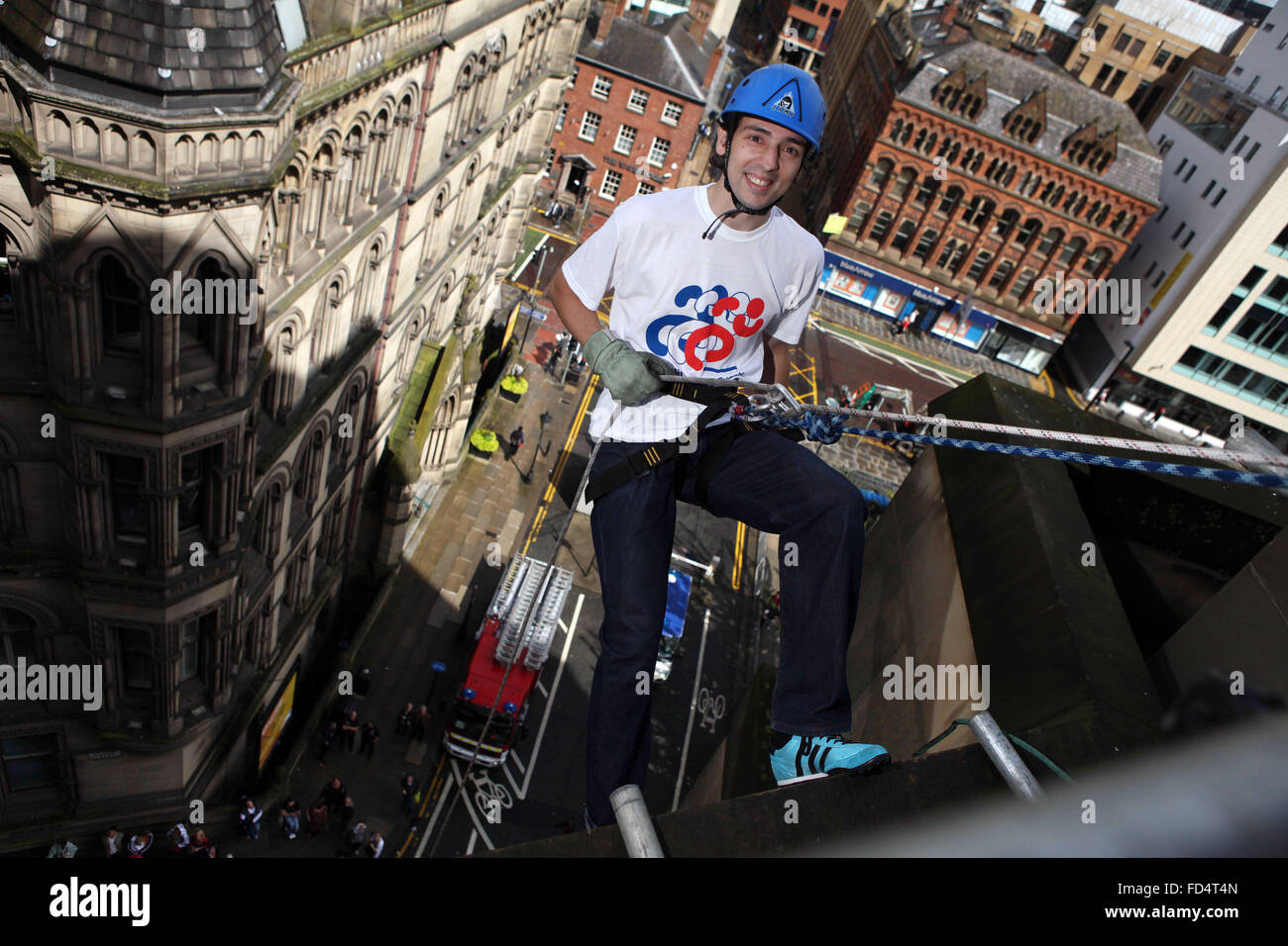 Abseil down Manchester Town Hall in aid of Disabled Sports Events ( DSE ...