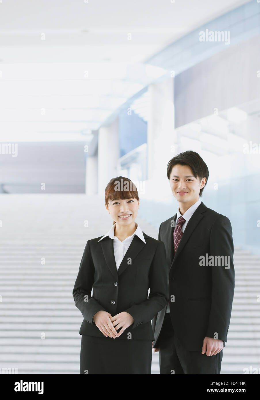 Japanese business men stairs hi-res stock photography and images - Alamy