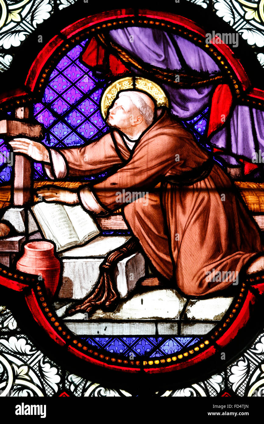 Sainte-Clotilde church. St Remi. Miracle of the oil filled pitcher ...