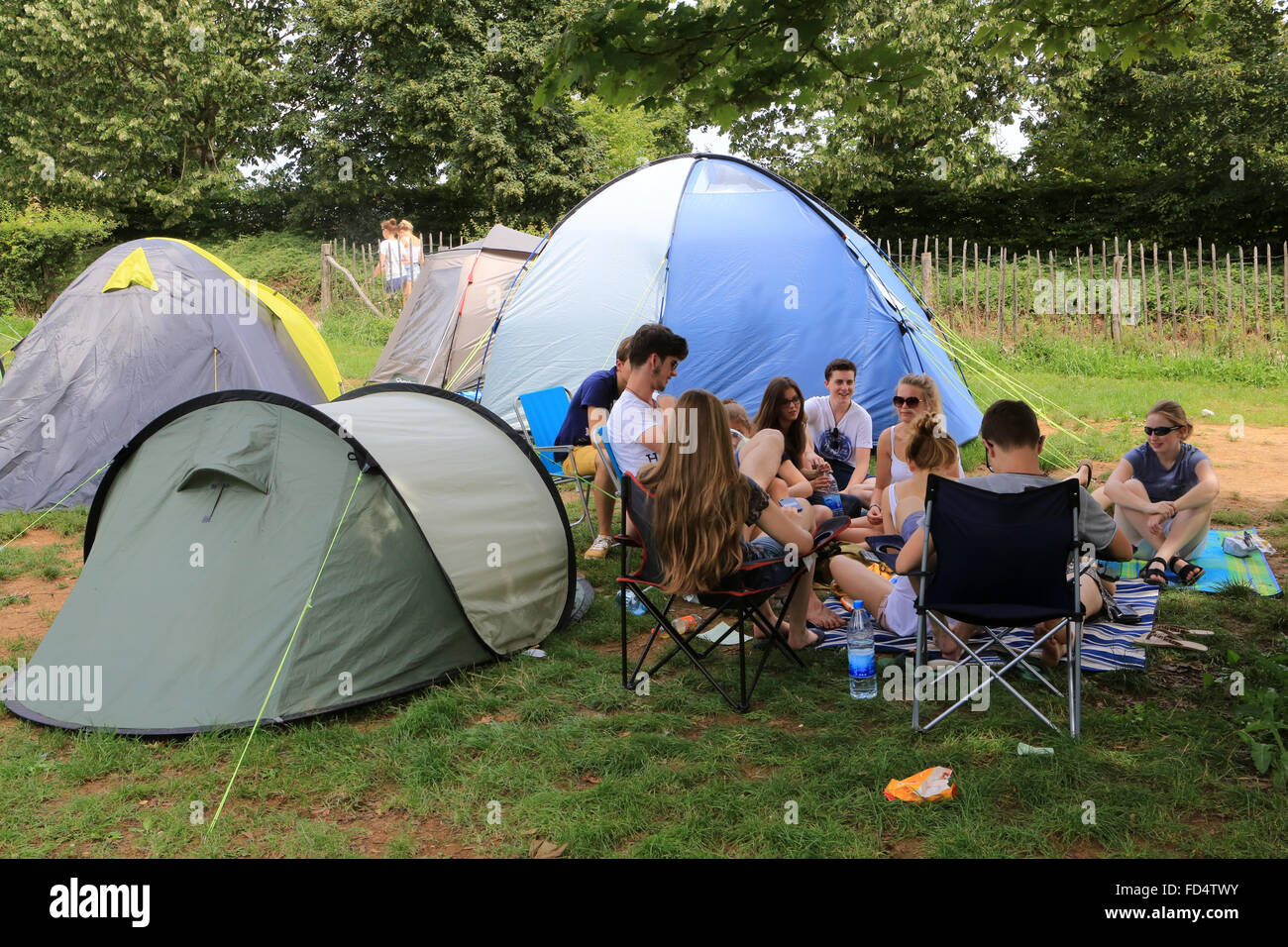 Small discussion group. Taize ecumenical community Stock Photo - Alamy