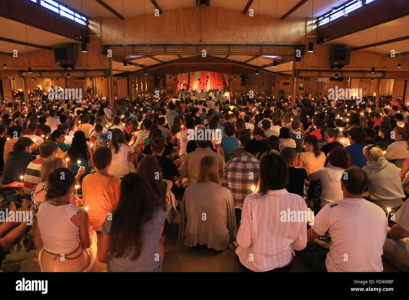 Taize community church reconciliation saturday hi-res stock photography ...
