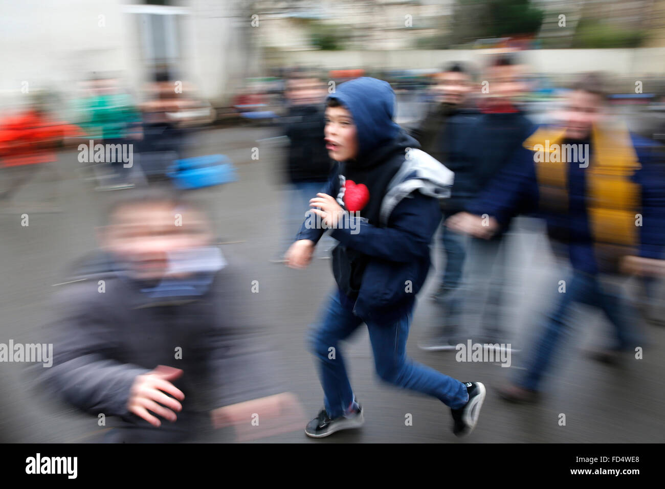 France child primary school boy hi-res stock photography and images - Alamy