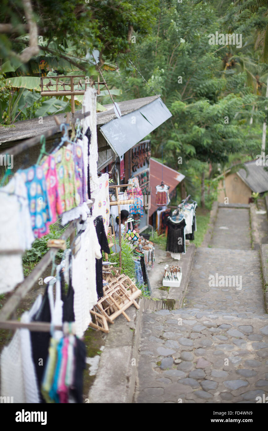 Market Stall In Village Stock Photo - Alamy