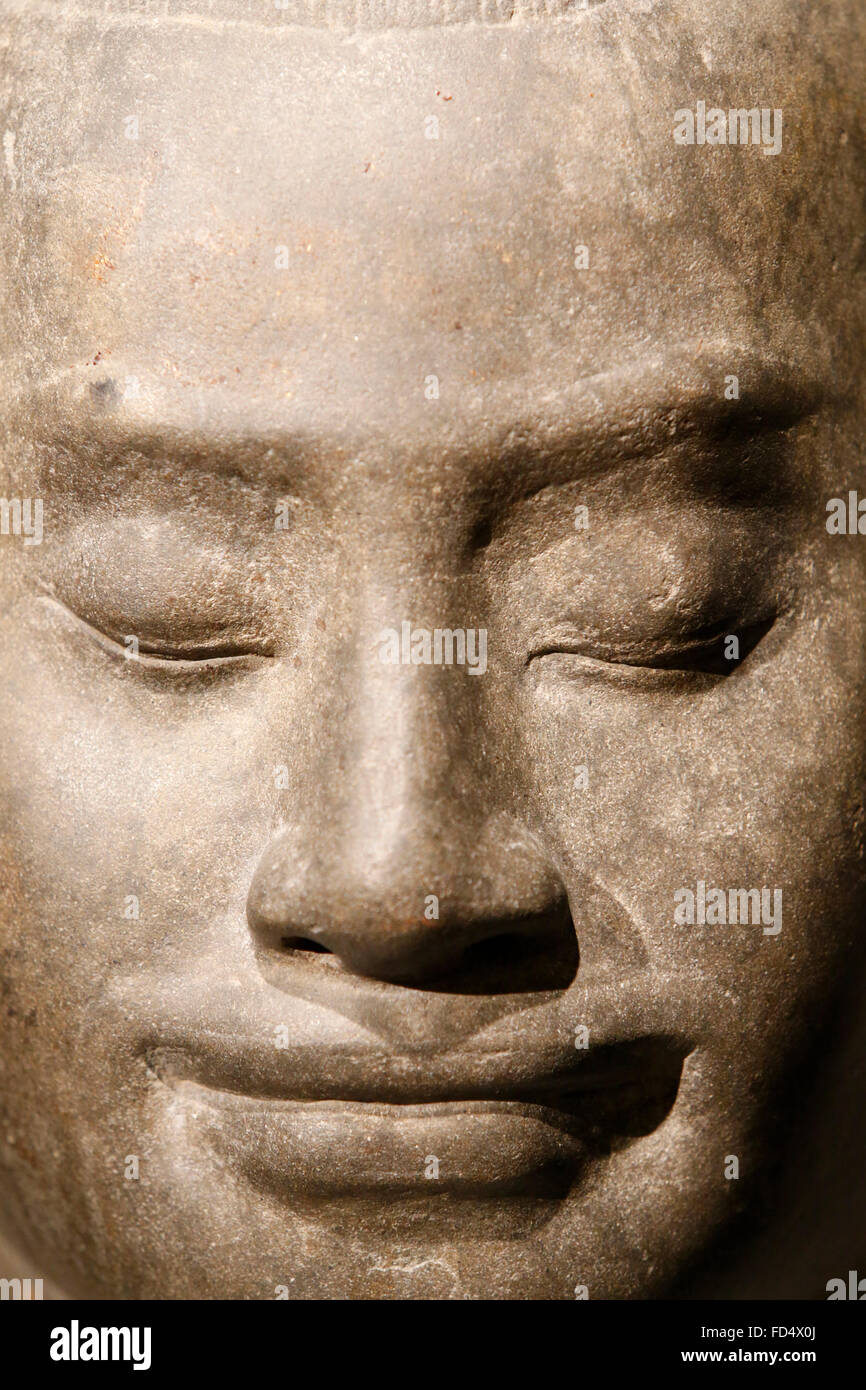 Presumed Portrait of Jayavarman VII. Cambodia. Bayon style, late XIIth ...