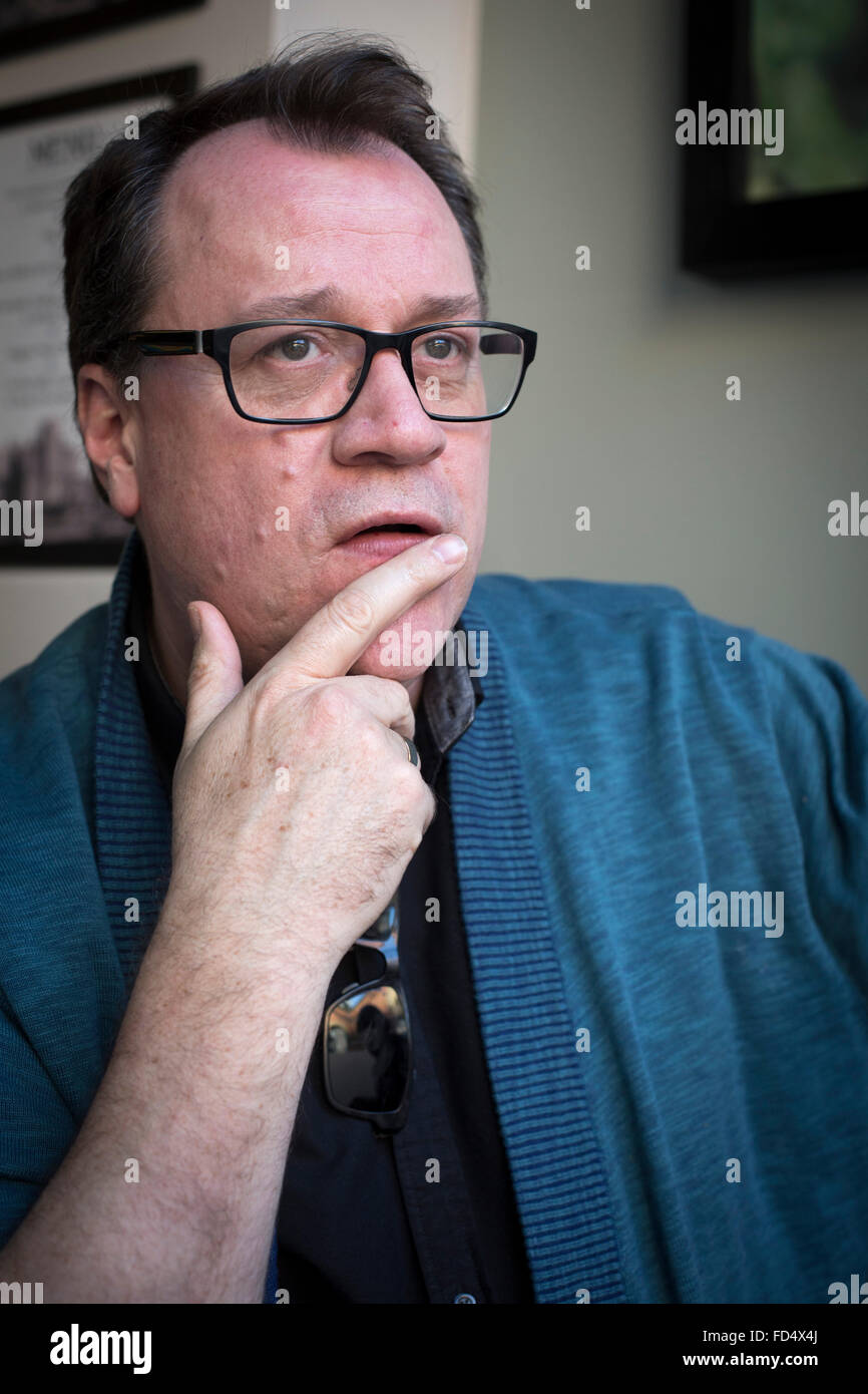 British television screenwriter and director Russell T Davies, pictured ...