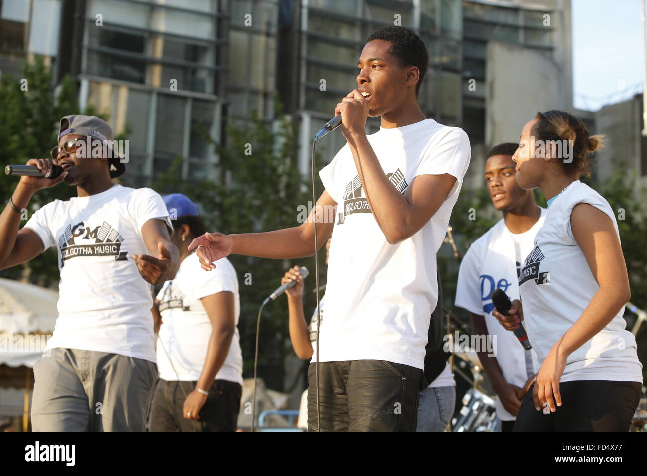 Christian rap concert Stock Photo - Alamy